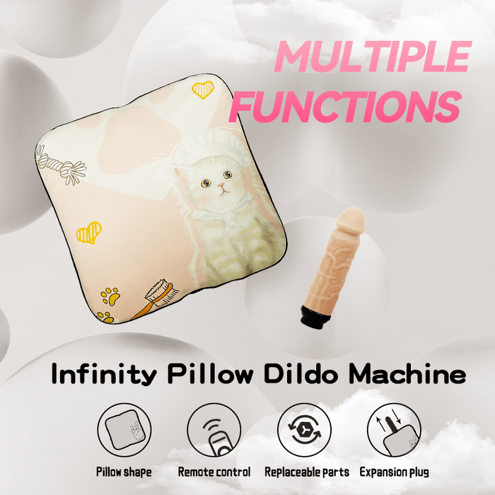 Infinity Pillow Dildo Remote Contol Sex Machine With 1dildo 1remote