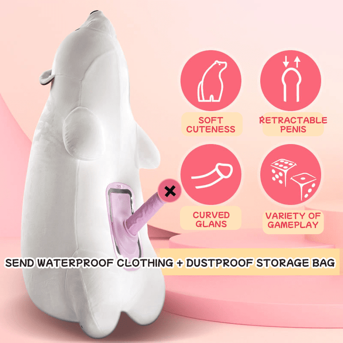 Polar Bear Automatic Thrusting Vibrating Swing Machine Female Masturbation Device Lurevibe